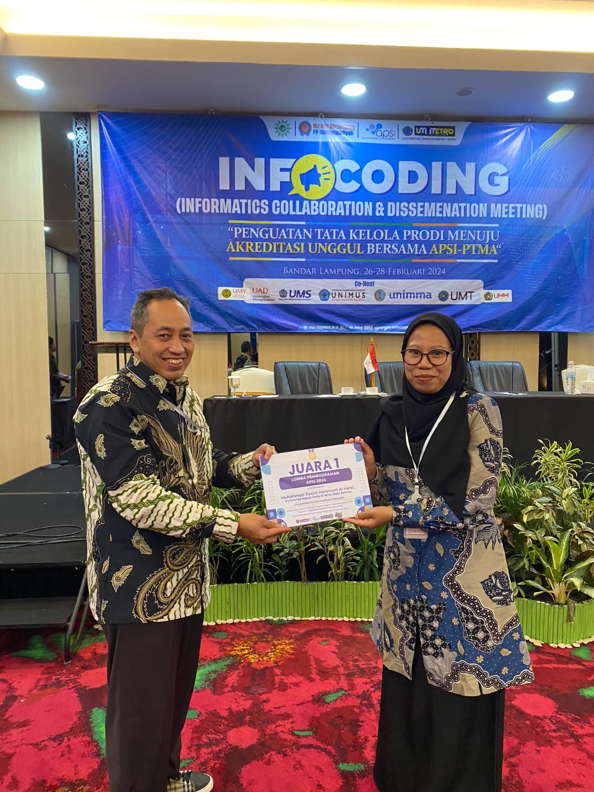 Prestasi Gemilang Mahasisiwa Prodi Sistem dan Teknologi Informasi Fakultas Teknik UMMAT,Meraih ...